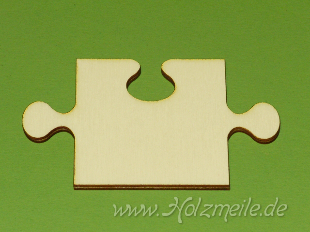 Holzpuzzle Teil Rand KLK - Holzmeile